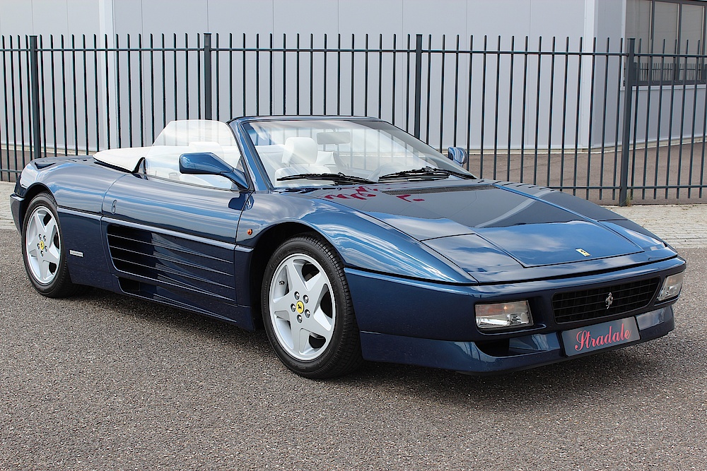 Blue Ferrari 348 Spyder Overkill: Ferrari 348 Spider GTspirit